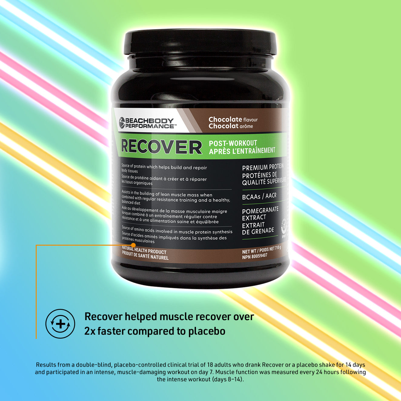 Poudre de Protéines Post-Exercice Recover de Beachbody Performance ...